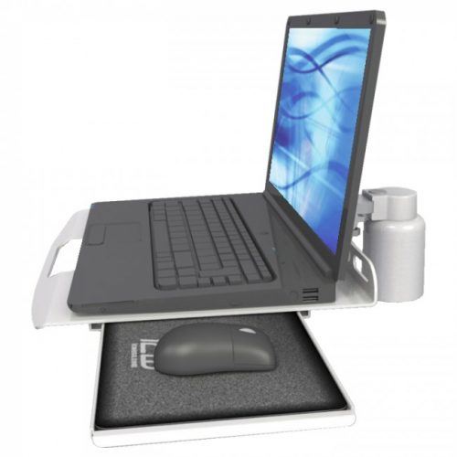 LUS Laptop Desk Mount with Mouse Tray – ErgoMounts