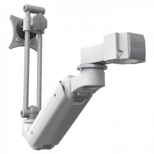 Ultra 180i Inverted Pole Mount Monitor Arm – ErgoMounts